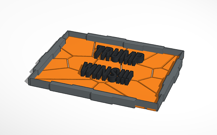 3D design TRUMP - Tinkercad