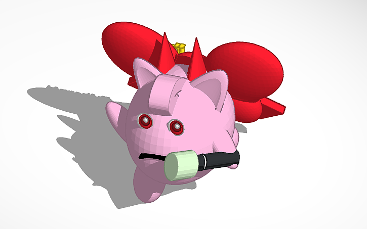3D design evil jigglypuff hahaha - Tinkercad
