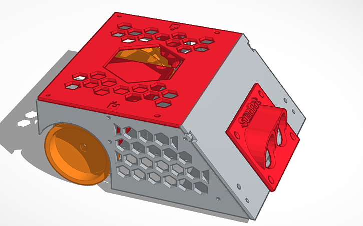 3d Design Modified Sumobot Tinkercad