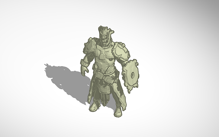 3D design Chaac Body - Tinkercad