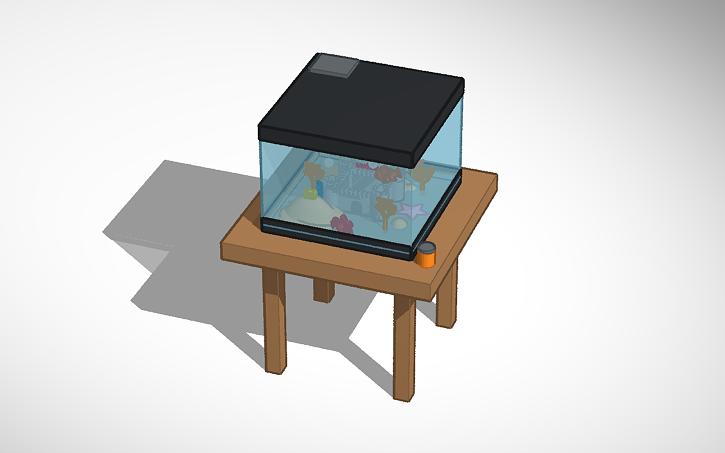 3D design Fish Tank - Tinkercad