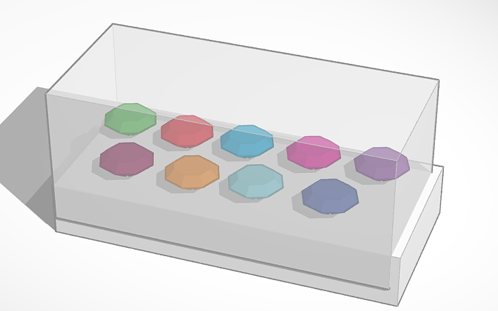 3D design gem shop - Tinkercad