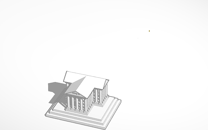 3D design Statue to Zeus - Tinkercad