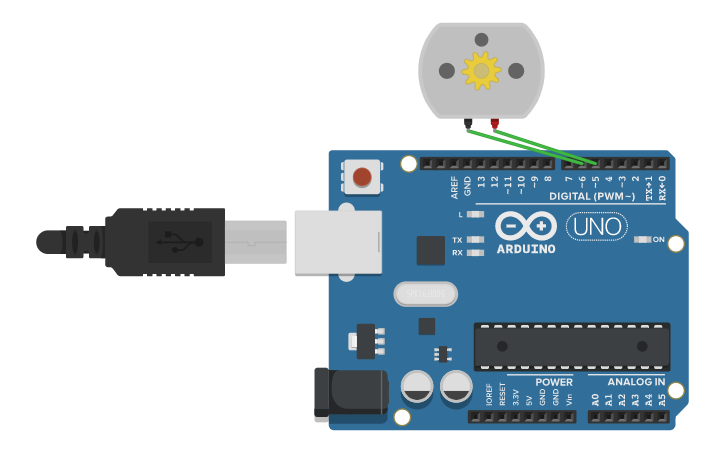 Circuit Design Motor Left Right Rotation Tinkercad