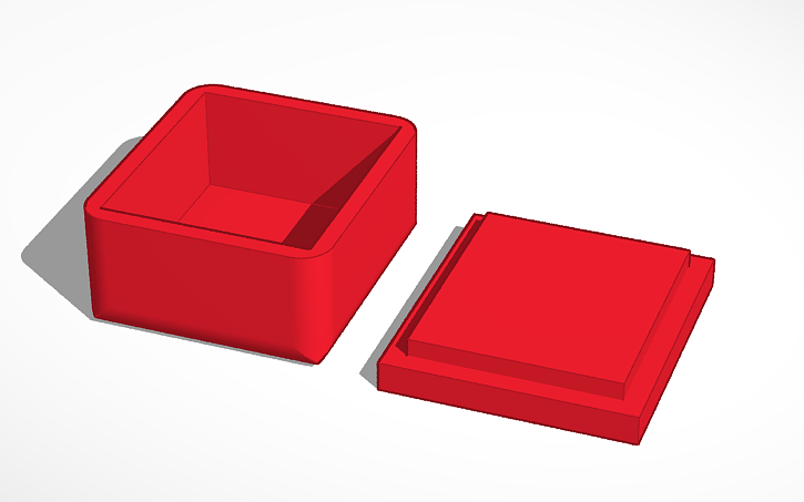 3D design box - Tinkercad