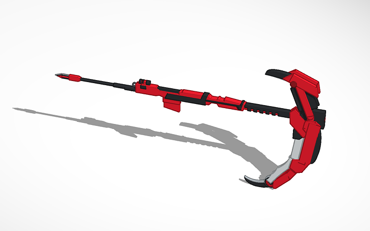 3D design Crescent Rose - Tinkercad