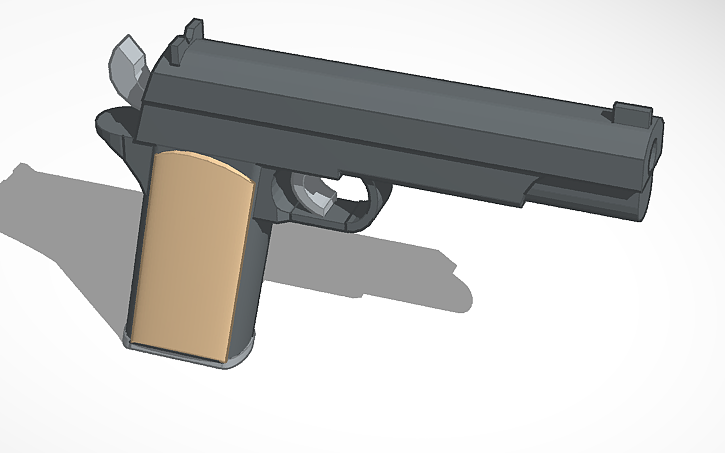 3D design Pistol - Tinkercad