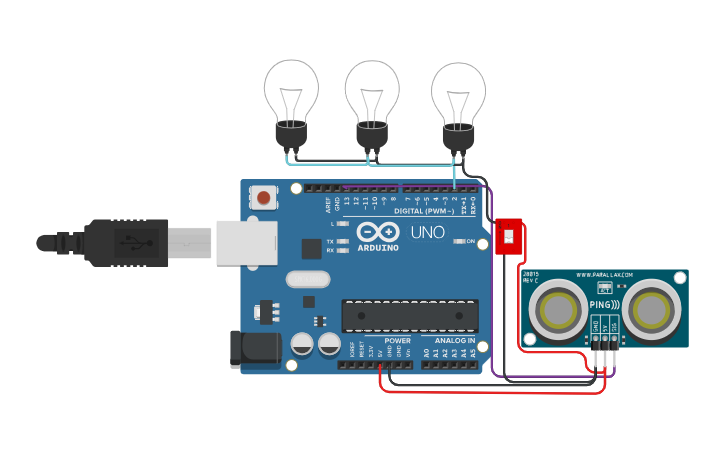 Circuit design Automatic light. - Tinkercad