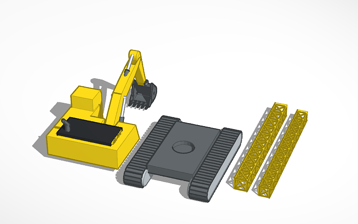3D design Excavator - Tinkercad