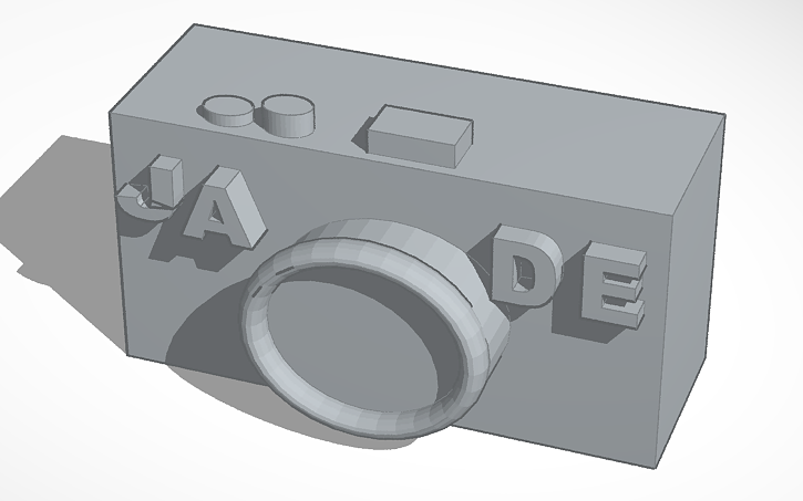 3d Design Jades Birthday Camera Tinkercad