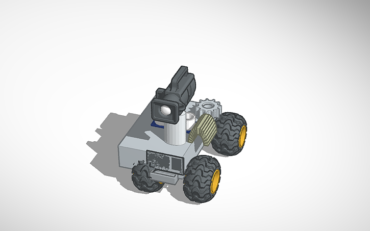 3D design Moon Rover - Tinkercad