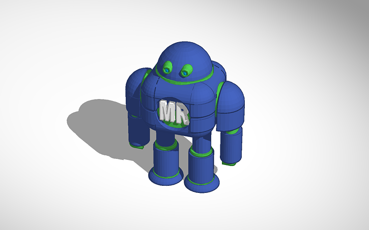 3D design M.R. DALEK'S ROBOT!!!!!!!!!!!!!!!!!! | Tinkercad