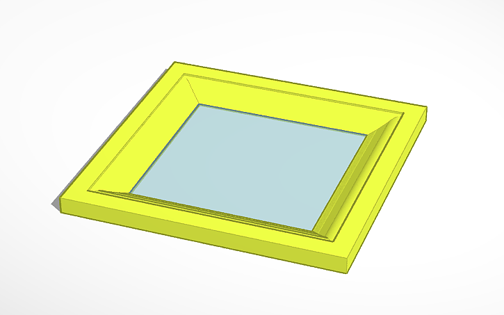 3D design Photo Frame - Tinkercad