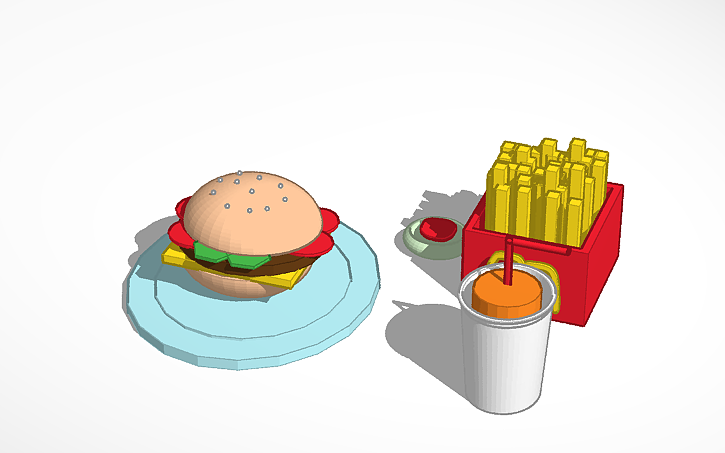 3D design 32Sivanjali_2-4_3D food design - Tinkercad