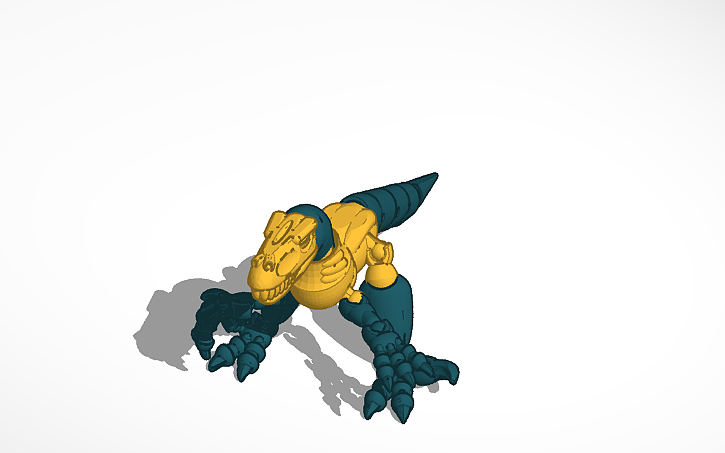 3D design Dinosaur - Tinkercad