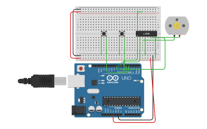 Circuit Design Arduino Nano Tinkercad