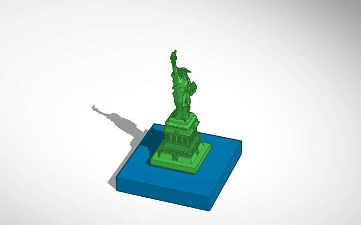 3D design Statue of Liberty - Tinkercad