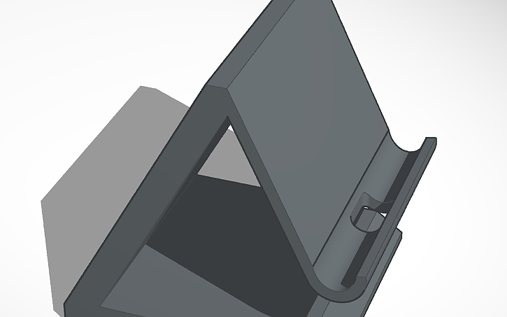 3D design Phone Holder - Tinkercad