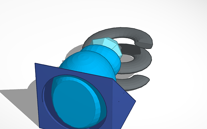 3D design Power Core with Spring | Tinkercad