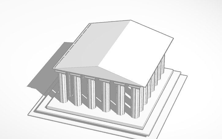 3D design Copy of Parthenon - Tinkercad