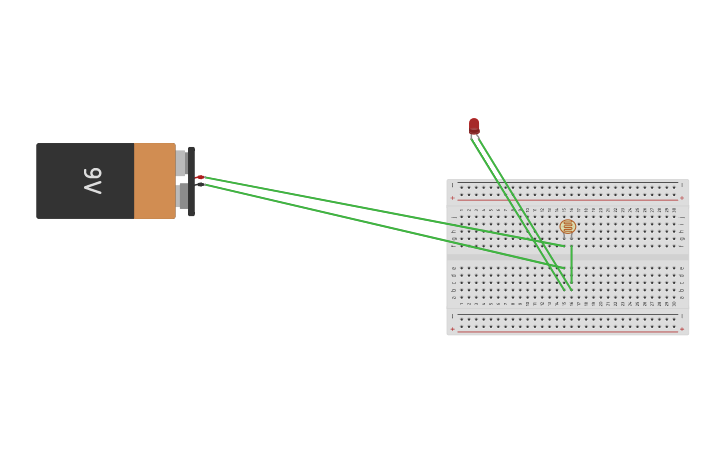 Circuit design Photocell Project 4 | Tinkercad