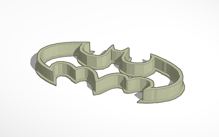 3D design Bat Mold - Tinkercad