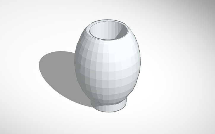 3D design Vase - Tinkercad