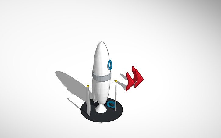 3D design Raket - Tinkercad