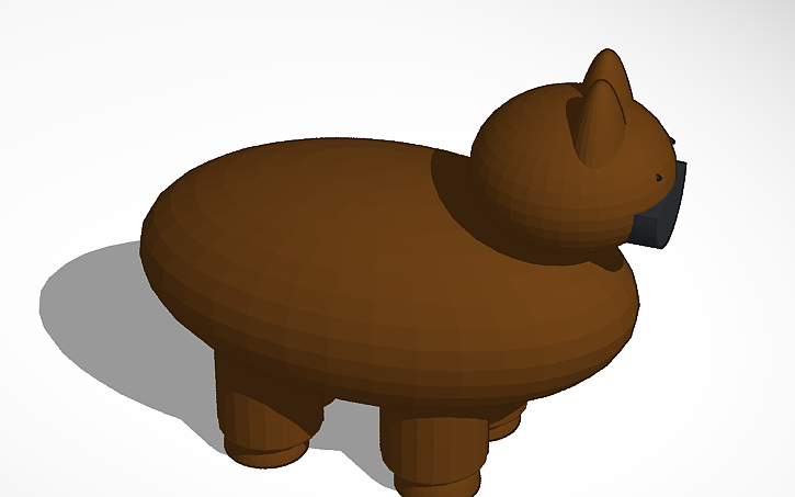 3D design Emma Bear | Tinkercad