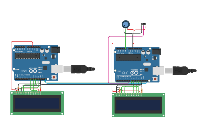 Circuit Design I2c Requestresponse W Lcd Tinkercad