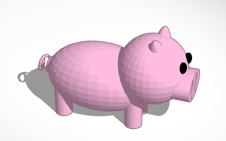 3D design Piggy | Tinkercad