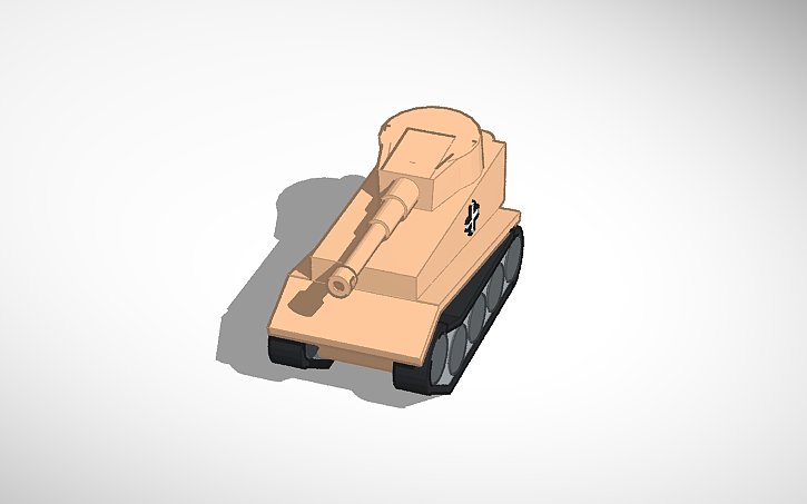 3D design tiger tank | Tinkercad