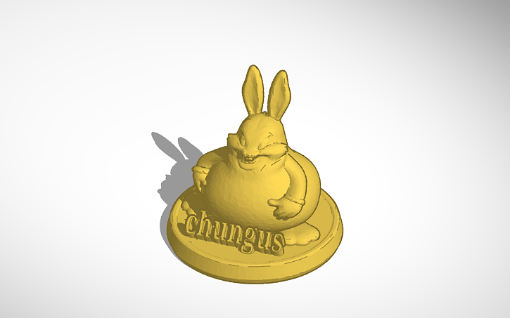 3D design Statue of Chungus 2.0 | Tinkercad