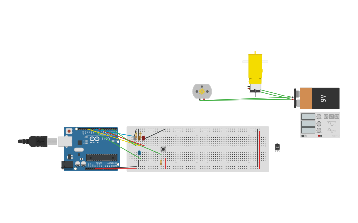 Circuit design Copy of LED Blink | Tinkercad