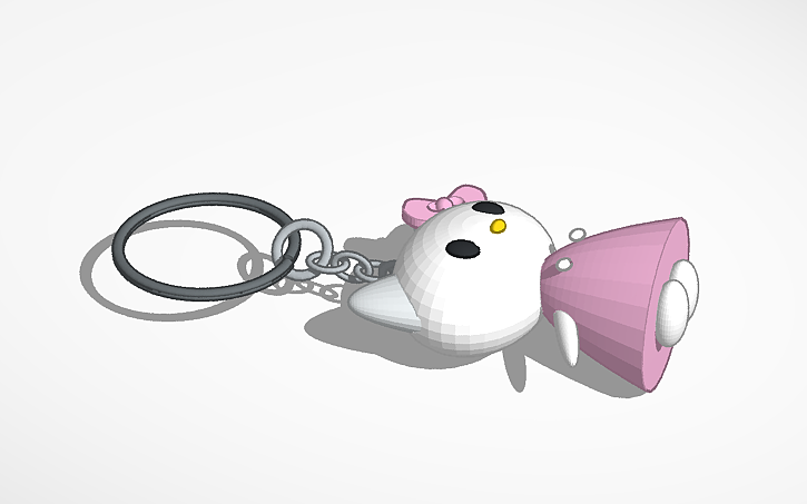 3D design Hello Kitty - Tinkercad