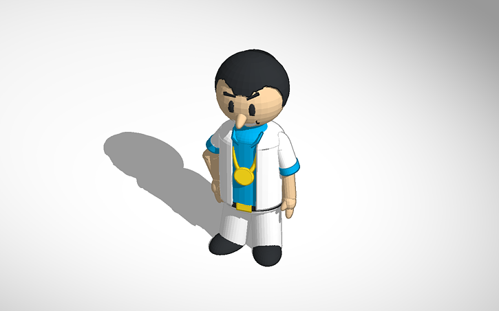 3D design Larry Laffer from "Leisure Suit Larry" - Tinkercad