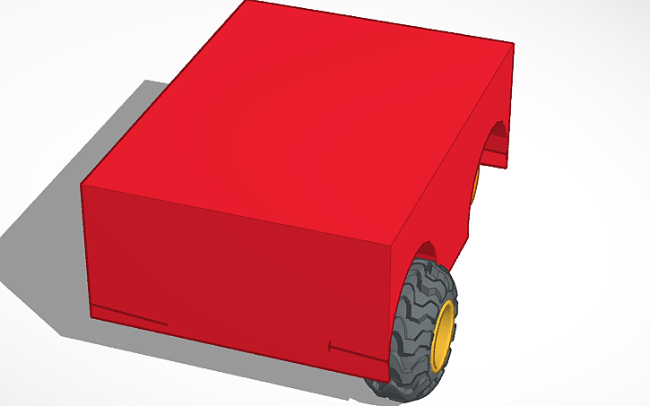 3D design soccer playing robot - Tinkercad