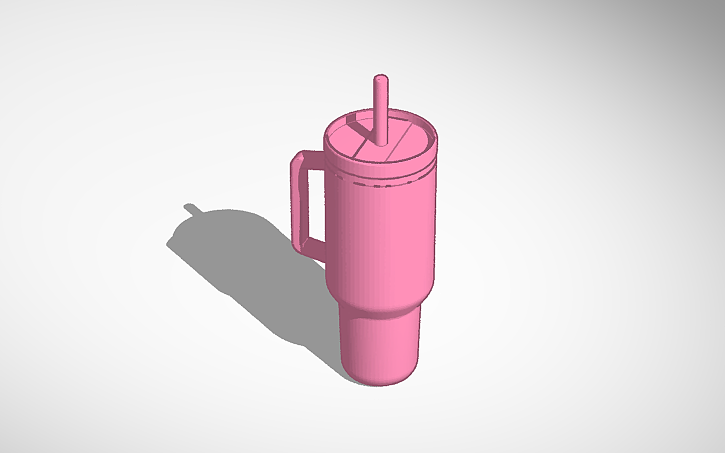 3D design Stanley cup - Tinkercad