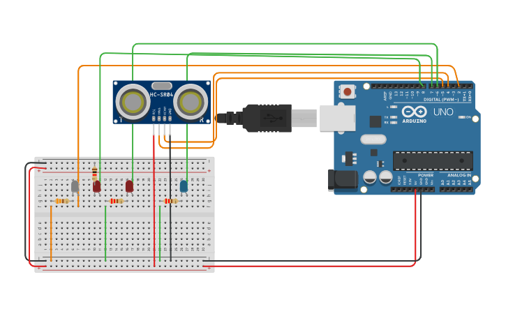 Circuit design practica 1 - Tinkercad