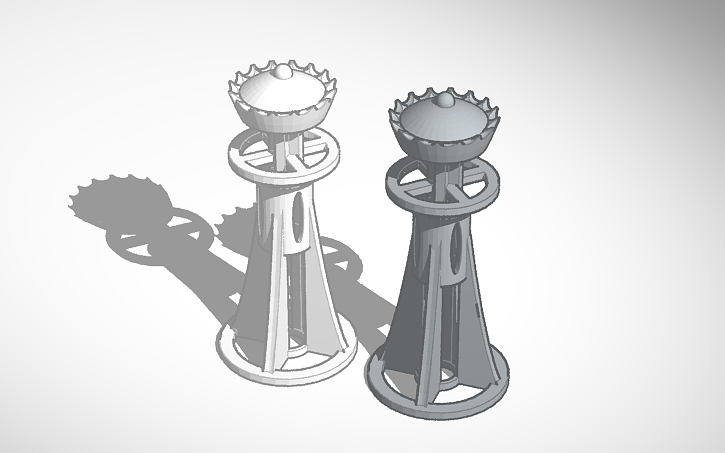 3D design Queens (Chess Set II) | Tinkercad