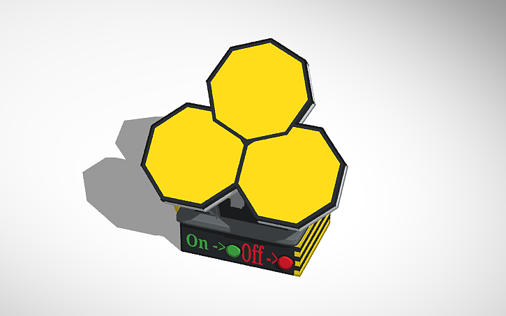 3D design Sun Powered Solar Panel - Tinkercad