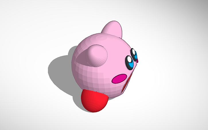 3D design Awesome Kirby | Tinkercad