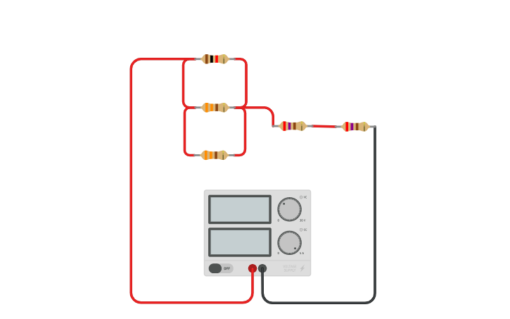 Circuit design P23C - Series / Parallel Circuit | Tinkercad