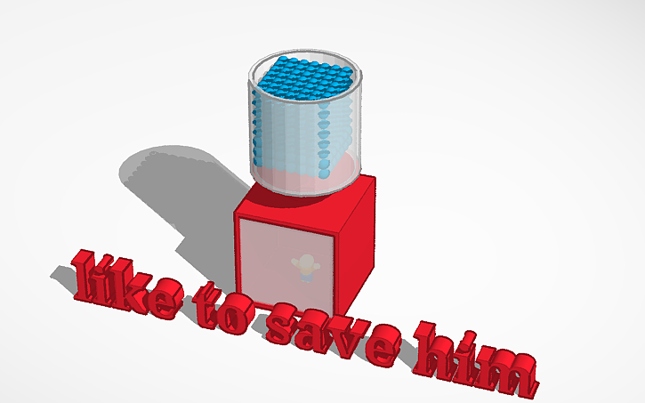 3d Design Like To Save Him Pt2 Tinkercad