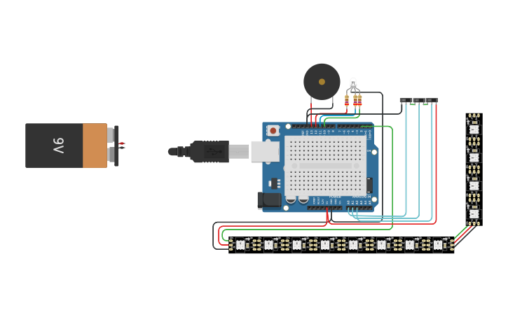 Circuit design Copy of Color Recognition - Tinkercad