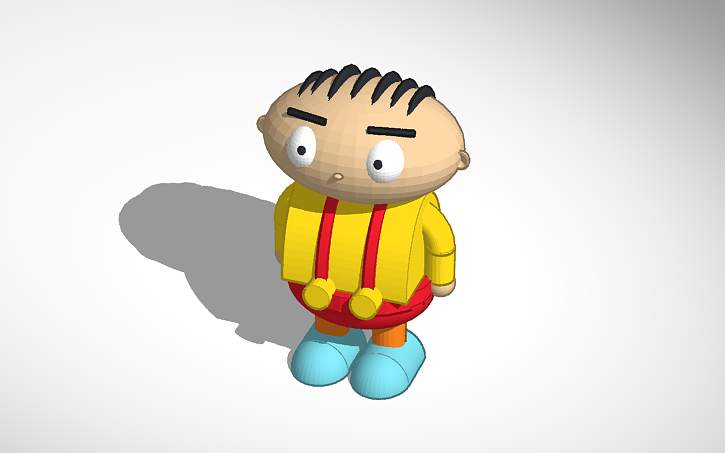 3D design Stewie Griffin | Tinkercad
