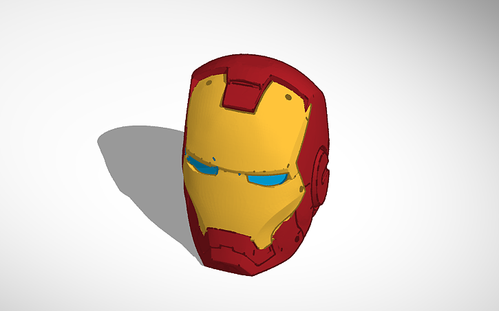 3D design iron man - Tinkercad