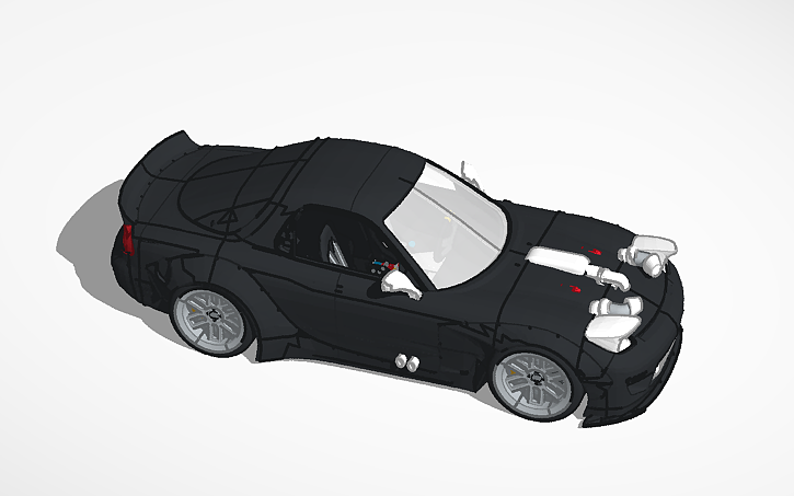 3D design Mazda RX7 - Tinkercad