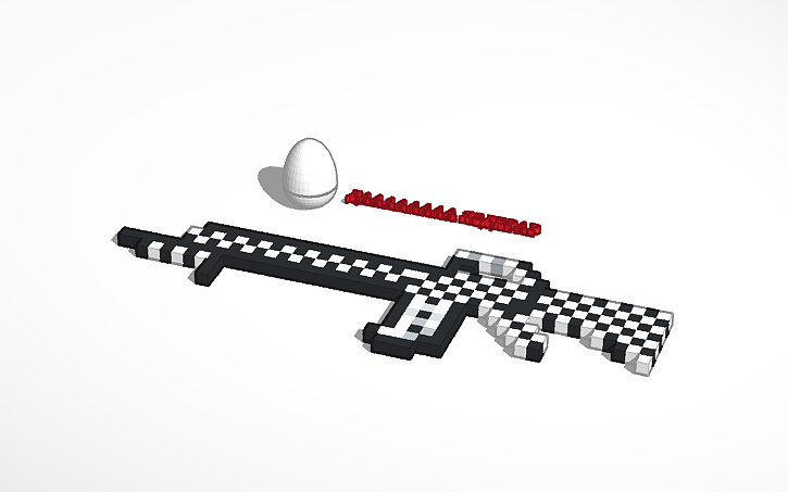 3D design M16 8 BIT даня арданкин 6 лет #tinkercad10 | Tinkercad