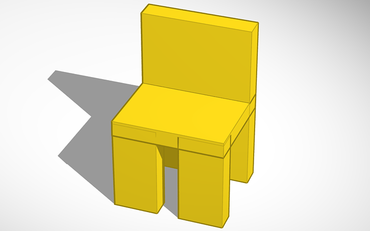 3D design Chair - Tinkercad
